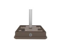 China Round Pole / Surface Mount Canopy Light , Aluminum LED Garage Shop Lights for sale