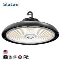 China 150LM/W Diet Cast Aluminum Round High Bay LED Lights Waterproof For Warehouse for sale