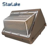 China 7500lm 90 Degree 60W -150W Led Wall Pack Light Photcell Sensor Dusk To Dawn Ra70 for sale