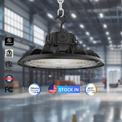 China Led Ufo High Bay Light 200W IP65 3CCT 3Power Adjustable 36000LM For Warehouse Industrial lighting for sale