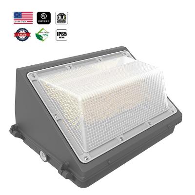 China 40-120W LED Wall Pack Light IP65 3CCT Selectable Outdoor Lighting for sale