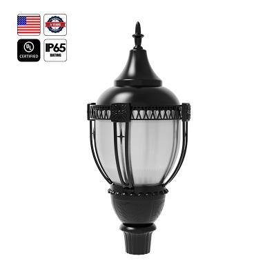 China UL Outdoor LED Post Top Light Us Stock IP65 Aluminum 30W 50W 60W 80W 100W LED Garden Light For Parking Area Yard for sale