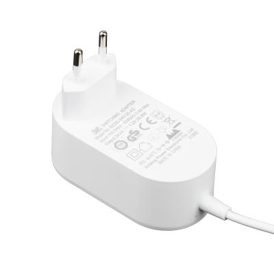 China Ac Dc Adapter 24v Output 500MA EU Plug For Smart Home Appliance for sale