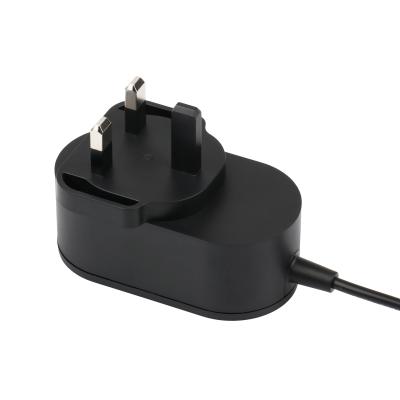 China UK 3 Prong EN60335 Wall Mount Power Adapters Output 15Vdc 800mA for sale