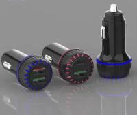 China Smart Portable USB Car Charger Adapter 9V 2A 18W For Mobile Phone for sale