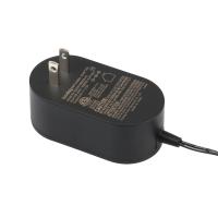 China 1.2A 24V Wall Mount AC DC Power Adapters Single Output With US Plug for sale