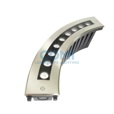 China IP67 Arced Recessed LED Underground Light Single RGB RGBW DMX512 DALI Support for sale