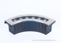 China Recessed IP67 LED Inground Lights Curved Shaped 24VDC 220V 12W 18W For Garden for sale