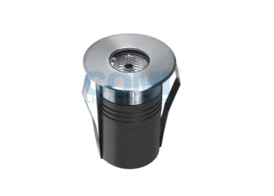 China 1 * 2W Round Mini Symmetrical Recessed LED Inground Spot Lights Rated IP67 for sale