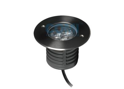 China 3 * 2W Symmetrical Light Power LED Inground Lamp 116mm Front Cover ETL Listed for sale