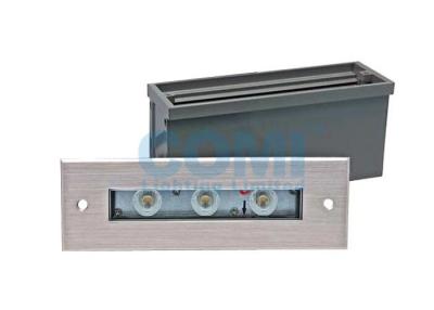 China C2FL0357 C2FL0318 24V 110 - 220Vac 3 * 2W  IP67 Recessed Linear Wall Washer LED Lighting with Asymmetrical Light Output for sale