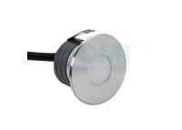 China D2XAR0657 D2XAR06 3W Smooth Soft Beam LED Inground Light Round SUS316 Stainless Steel Front Cover with Remote LED Driver for sale