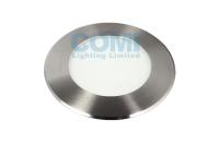 China 24V 110V 220V 3W Soft Beam LED Inground Light Dia 173mm With External or Internal Driver for sale