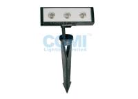 China 6W ( 3 * 2 W ) Band Form Linear LED Landscape Spot Lights Stake / Spike Mounting for sale
