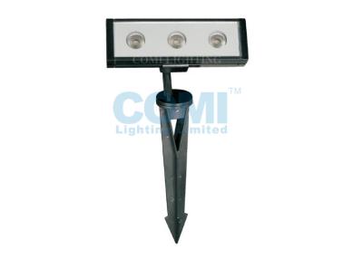 China 6W ( 3 * 2 W ) Band Form Linear LED Landscape Spot Lights Stake / Spike Mounting for sale