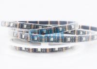 China IP67 Weatherproof Black FPC Digital LED Strip Lights Multi Color 32LEDs & 32pixels / m for sale