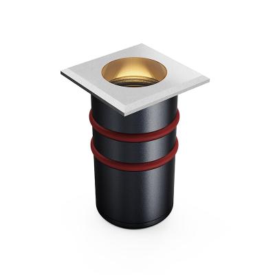 China 1.5W Mini Size Square Cover Recessed Underground Light 12v 24v DC Input Voltage for sale