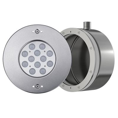 China Low Voltage 12V/24V AC/DC Recessed Underwater Luminaires 9W 18W 30W For Concrete Pool And Vinyl Liner Pool for sale