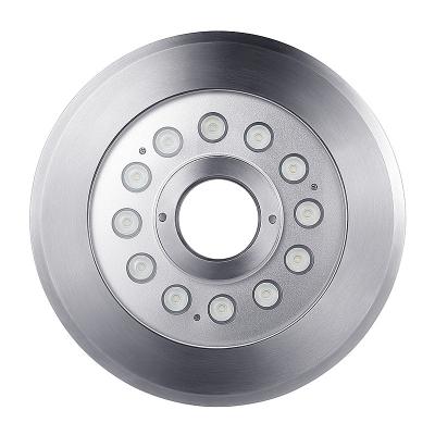 China LED Underwater fountain lights 12W 18W 24W 12V /24V AC/DC Dia. 220 Center Hole Dia. 50mm Single or RGB Color for sale