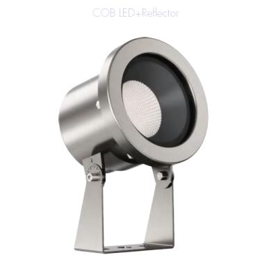 China IP68 316 Stainless Steel Underwater Floodlight 15W Single or RGB or 21W RGBW | Surface Mount for sale