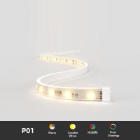 China DMX SPI Flex LED Strip Lights H7mm PWM DALI With Clear Milky Diffuser for sale