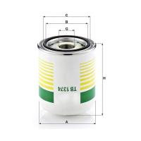 China Hydwell Supply TB1374X Air Dryer Filter 136x165mm 0.5kg Replacement P781466 for sale