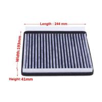 China 244x193x41mm Air Filter Element 10365455 for Heavy Duty Truck Engine Parts for sale