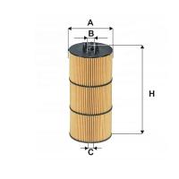 China Hydwell Truck Oil Filter Element P551005 A4721841225 100mm Metal Paper for sale