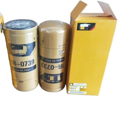 China Universal Oil Filter 1R-0739 1R0739 for Caterpillar Excavator Engine Spare Parts 100mm for sale
