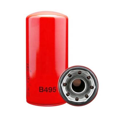 China Truck Engine Parts Spin-on Lube Oil Filter B495 3.5 Inch Diameter 1.5 Inch Thread for sale