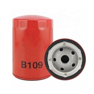 China Excavator Spin-on Lube Oil Filter B109 94mm Thread Compatible with P550067 0947207 for sale