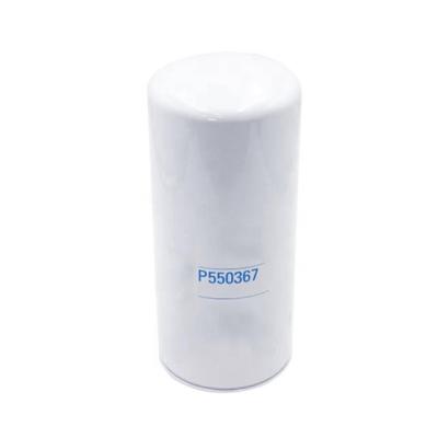 China Truck Spin-on Lube Oil Filter P550367 for White Heavy Duty Vehicles 100mm Height for sale