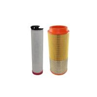 China Excavator Air Filter 32-915801 32-915802 75.8mm OD 339.5mm Length Safety Round for sale