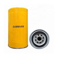 China Excavator Engine Oil Filter 02-100073 93mm OD 174mm Length Spin-On Full-Flow for sale