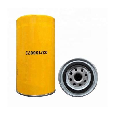 China Excavator Engine Oil Filter 02-100073 93mm OD 174mm Length Spin-On Full-Flow for sale