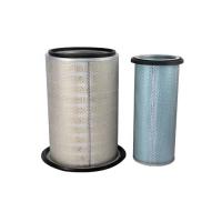 China Excavator Air Filter Set 6128-81-7042 307mm OD 457mm Length Primary Cellulose for sale