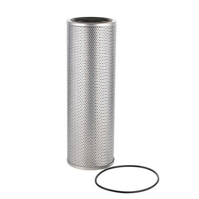 China Excavator Hydraulic Oil Filter Element 149.9mm OD 110.2mm ID 450mm Length Synthetic Media for sale