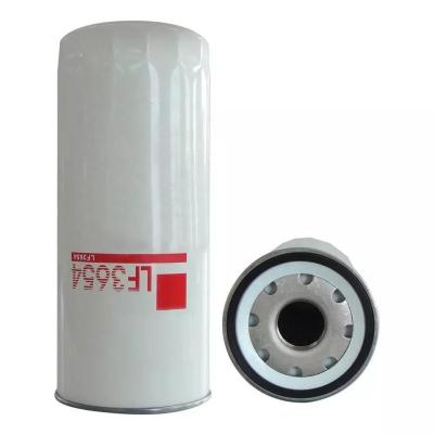 China Heavy Truck Oil Filter LF3654 118mm OD 260mm Length Spin-On Full-Flow 21 Micron for sale