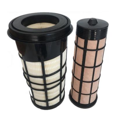 China Hydwell Forklift Excavator Air Filter 1-100 Micron AT332908 AT332909 P611190 P611189 for sale