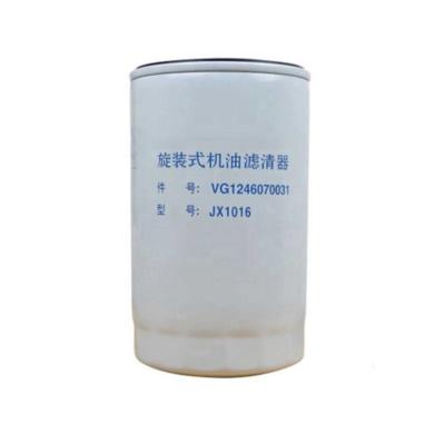 China D12 Engine Oil Filter VG1246070031 for Hydwell Truck Parts High Efficiency 12 Months Warranty for sale