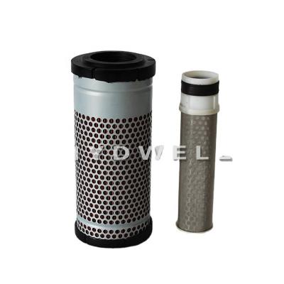 China Hydwell Fiberglass Air Filter Cartridge 1124 for Excavator Harvester Tractor 11x11x24cm for sale