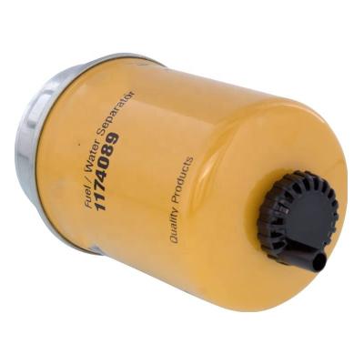 China Excavator Fuel Filter Water Separator 1174089 RE62424 P551430 80mm OD 154mm Length for John Deere for sale