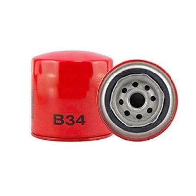 China Reference NO. B34 LF16215 P550882 Diesel Engine Oil Filter with Filter Paper and Iron for sale