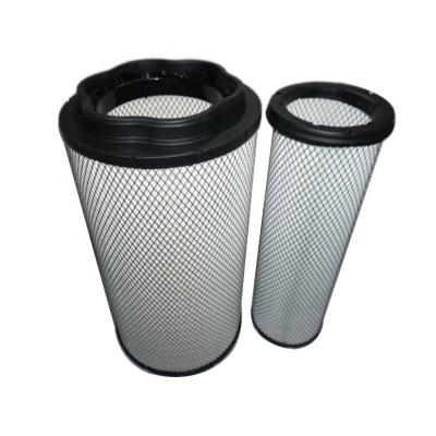 China Fiberglass Air Filter Cartridge 17500263 17500260 for Hydwell Excavator Parts for sale