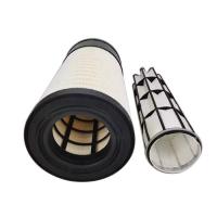China Excavator Air Filter 1094162540 1094162550 Fiber Glass Heavy Duty 200mm for sale