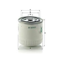 China Excavator Compatible W920 Hydwell Lube Oil Filter 93x93x112mm for Truck Tractor Engines for sale