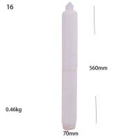 China Industrial Water Purification PP Pleated Filter Cartridge 20 40 60 Inch 70x70mm for sale