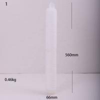 China Industrial Water Purification PP Pleated Filter Cartridge 20 40 60 Inch 70x70mm for sale
