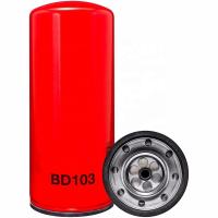 China Full Flow Spin-on Lube Oil Filter BD103 118x118x296mm for Excavator Diesel Engines for sale