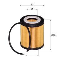 China Tractor Excavator Diesel Engine Lube Oil Filter HU6111X 62x62x78mm 0.5kg for sale
